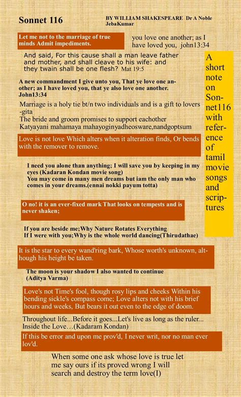 Pdf Sonnet116
