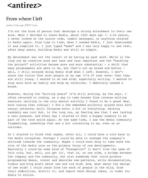 Cloud Posse Llc On Linkedin Redis Creator Salvatore Sanfilippo