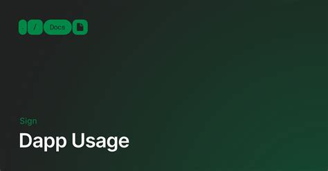 Dapp Usage Reown Docs