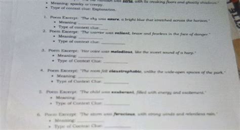 Meaning Spoolcy Or Ereepy Type Of Context StudyX
