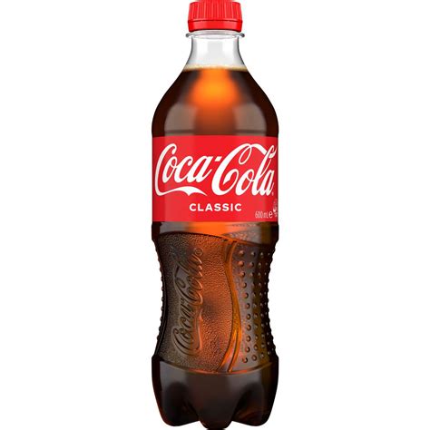 Coca Cola Classic Soft Drink Bottle 600ml Woolworths