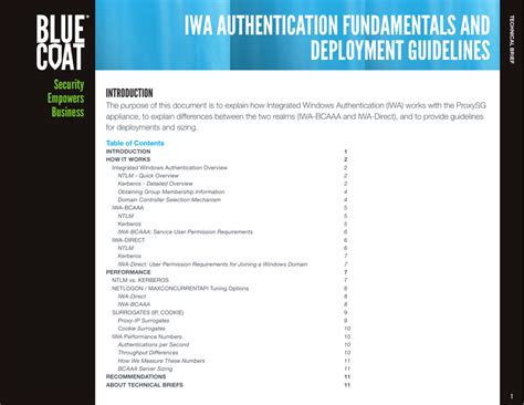 Iwa Authentication Fundamentals And Deployment Guidelines