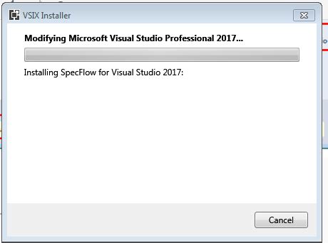 Installing Specflow Extension In Visual Studio