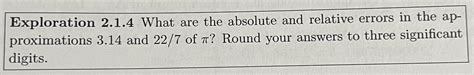 Solved Exploration What Are The Absolute And Relative Chegg