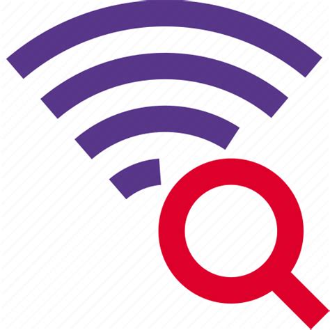 Wireless Search Magnifier Icon Download On Iconfinder