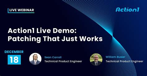 🚀 Join Our Upcoming Live Demo Action1 Spiceworks Community