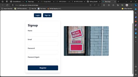 github vinayrinait quadb tech assignment job hunter application