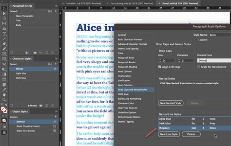 Adobe InDesign Nested Line Styles Rocky Mountain Training