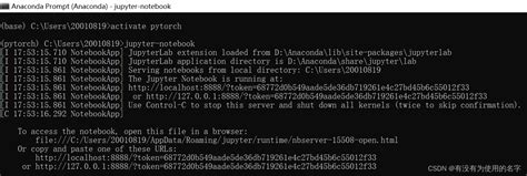 Anaconda命令行使用jupyter Notebook安装anaconda后命令行jupvter Notebook Csdn博客