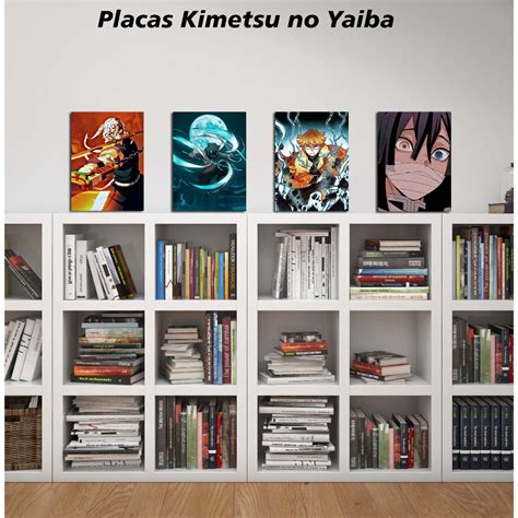 Placa Decorativa Kimetsu no Yaiba Demon Slayer Coleção Exclusiva