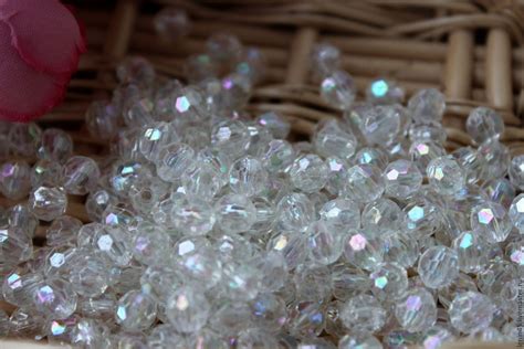 Бусины прозрачные 6 мм в интернет-магазине на Ярмарке Мастеров | Бусины ...