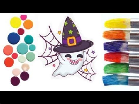 How To Draw Halloween Ghost Youtube