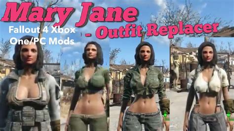Mary Jane Outfit Replacer Fallout 4 Xbox One PC Mods YouTube