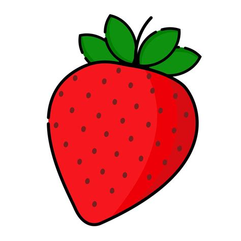 Vector De Fresa Gratis Para Descargar Fresas Para Dibujar Papel