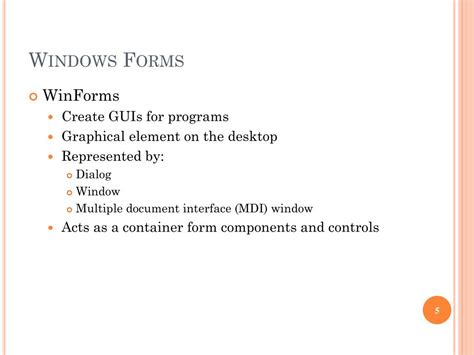 PPT Graphical User Interface Concepts Part 1 PowerPoint Presentation