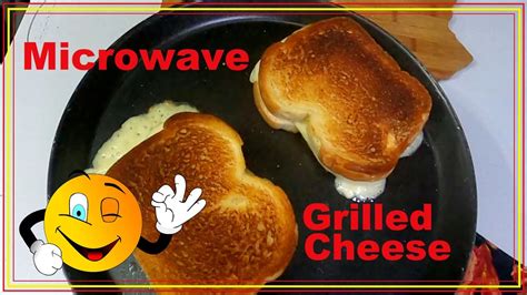 Crispy Microwave Grilled Cheese Sandwiches Youtube