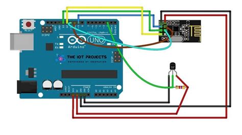 Send Ds18b20 Temperature Data Over Ble Using Nrf24l01 And Arduino