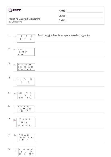 Review Paikot Na Daloy Ng Ekonomiya Quizizz