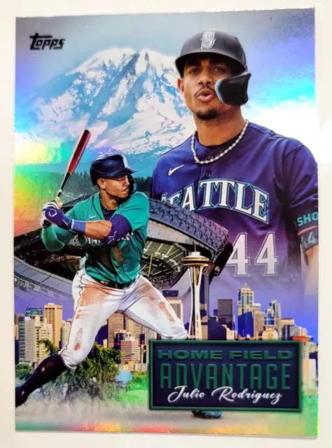 2024 TOPPS SERIES 1 Home Field Advantage Julio Rodriguez HFA 7 SP
