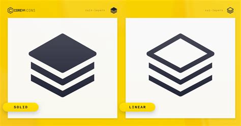 Layers Icon · Linear · Coreui Icons · Svg Javascript Typescript And Webfont