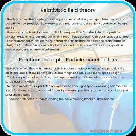 Relativistic Field Theory Quantum Insights Formulas And Applications