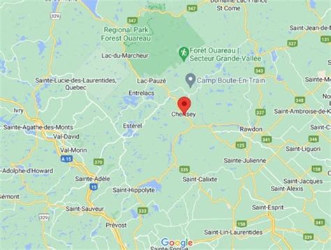 Where Is Chertsey Quebec Area Map And More