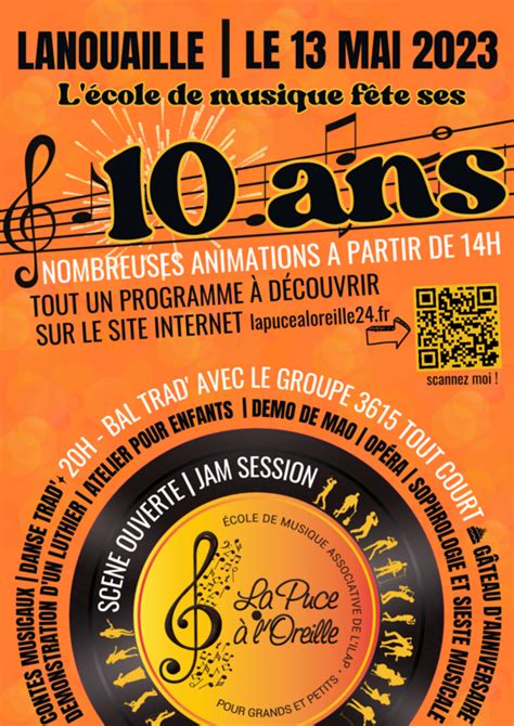 les 10 ans de la puce à l oreille mairie de payzac