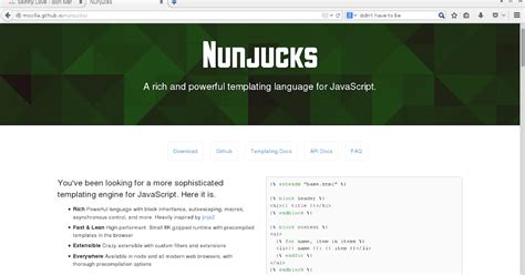 Tech Tips Python Precompile Nunjucks Files On Change