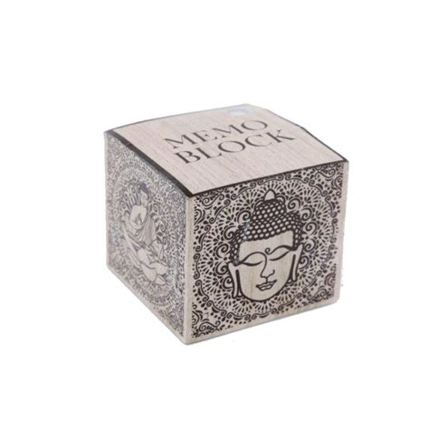 Buddha Note Memo Block Happy Buddha Uk