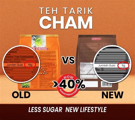Aik Cheong Teh Tarik 3 In1 Original Cham Kosong Halia