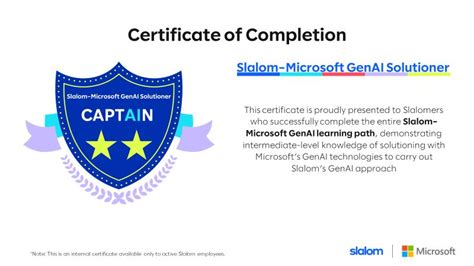 Tomy Rhymond On Linkedin Trained Up As A Slalommicrosoft Genai