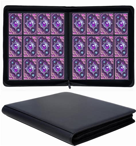 Card Guardian 12 Pocket Premium Binder With Zipper For