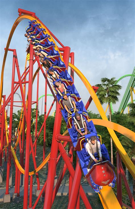 A Wonder Woman Coaster Zooms For Six Flags Magic Mountain Nbc Los Angeles