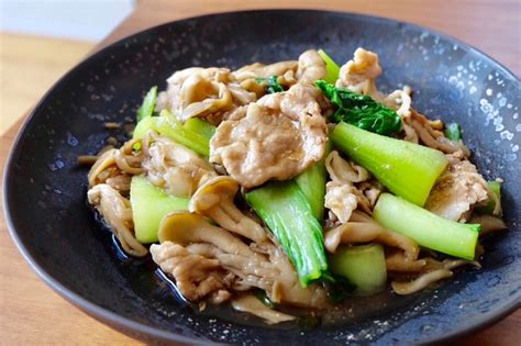 【時短10分】豚肉とチンゲン菜の中華炒め By ゆり子♡ママレシピ 【クックパッド】 簡単おいしいみんなのレシピが356万品