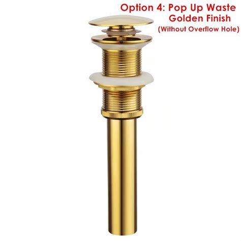 Luxurious Golden P Trap Solid Brass Bottle Trap Anda Grandado