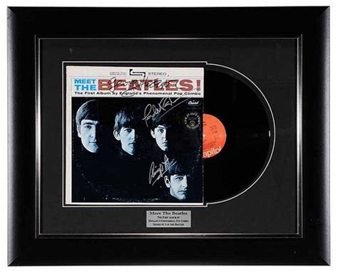 [meet The Beatles ] Signed By Paul Sold At Auction On 27th January