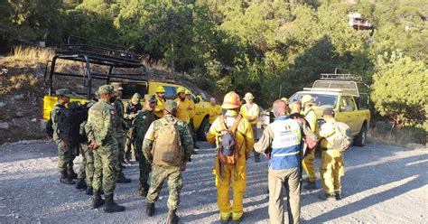 Nuevo León Incendio Forestal En Los Límites De Nl Y Coahuila