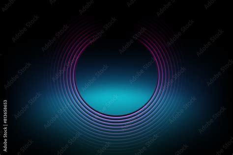 Abstract Background Blue Scale Background Wallpaper With Curves For