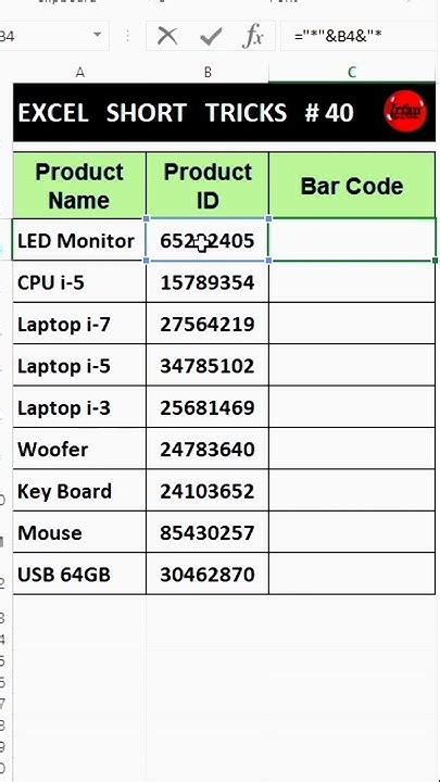 How To Create Bar Code In Excel Exceltutorial Irfansbe Tutorials