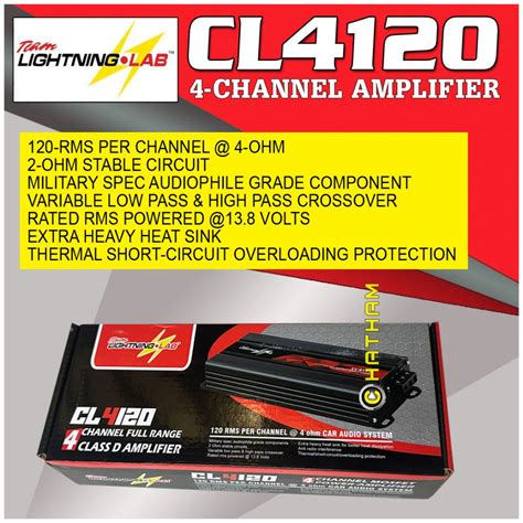 Lightning Lab Amplifier Cl4120 Shopee Philippines