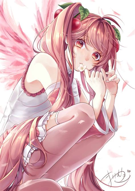 「春の天使🌸 桜ミク 初音ミク 」まいむぎのイラスト