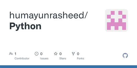 Github Humayunrasheed Python