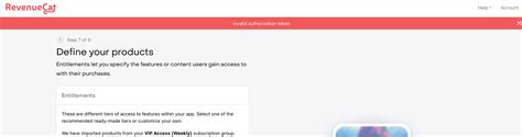 Unable To Onboard New Ios App Invalid Authorization Token Error