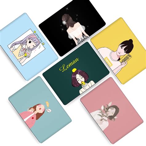 Pcs Universal Girls Laptop Stickers Decal Self Adhesive Vinyl Inches Notebook