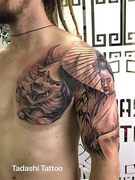 Ý Nghĩa Hình Xăm Mặt Quỷ Nhật Bản Oni Hanya Nghệ Thuật Vn