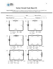 Chapter 3 NATEF Series Circuit Task Sheet 2 Pdf 4 Series Circuit