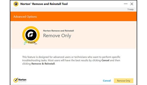 Norton Remove And Reinstall Tool 4 5 0 231 Filecr