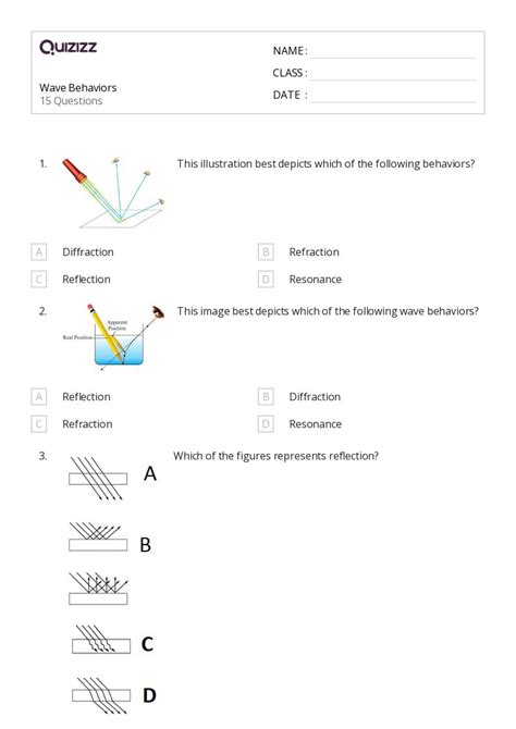 50 Electromagnetic Waves And Interference Worksheets On Quizizz Free And Printable