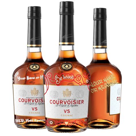 Personalised Courvoisier Vs Cognac Bottle Custom Cognac Bottles Inkd