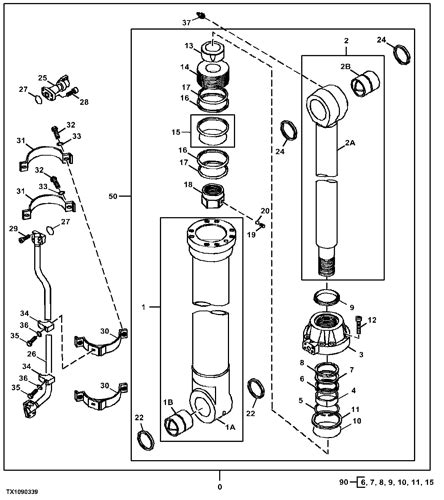 Hydraulic Cylinder Parts Diagram